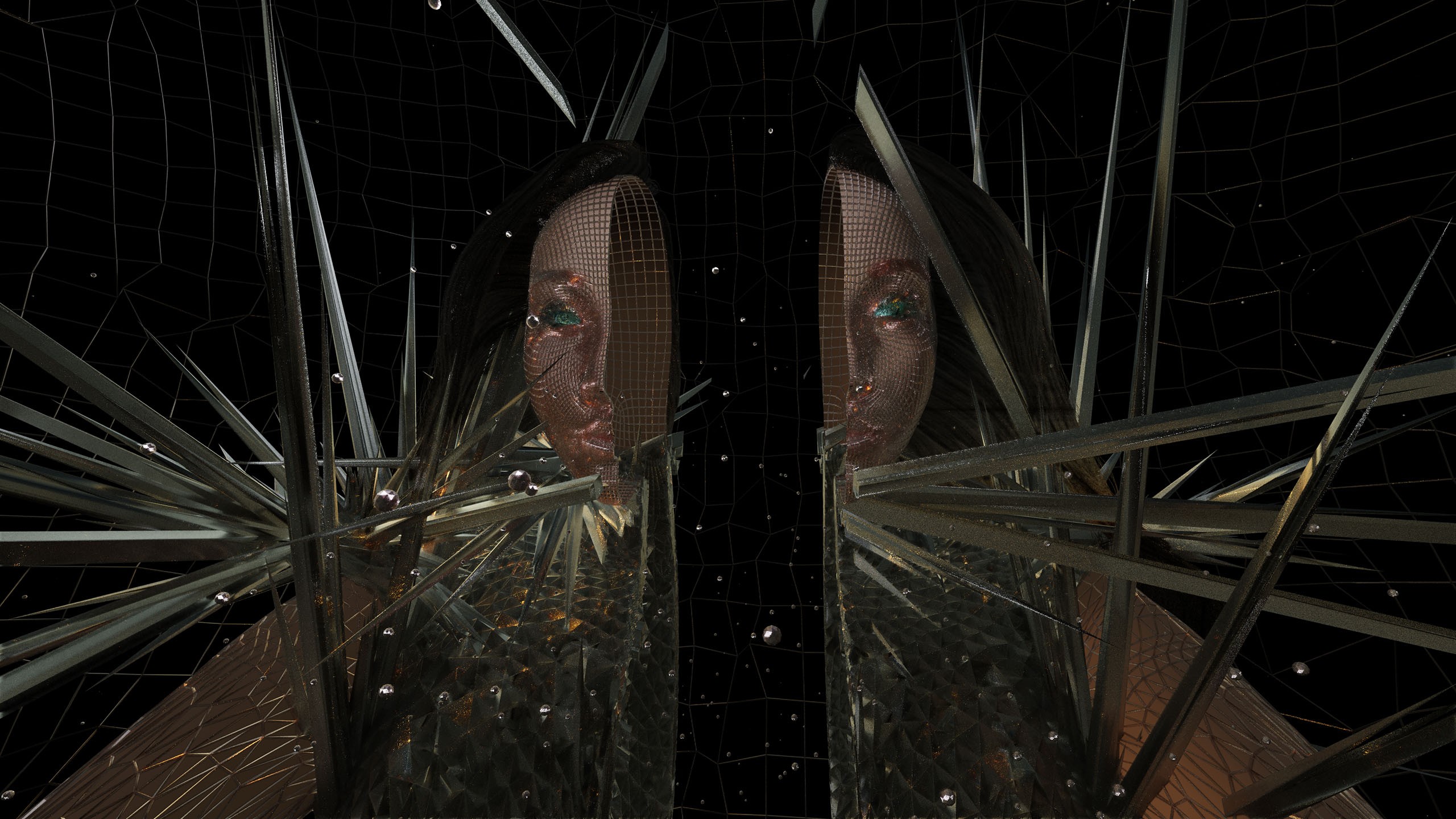 Xi Li李曦, ↪︎I↩︎ (Within Web of Mask), 2023 | ADA – Aotearoa Digital Arts ...